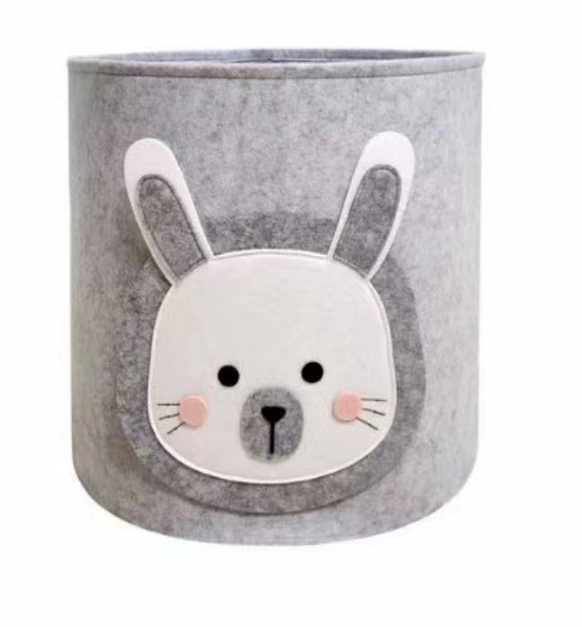 Minimalist Toy Storage Basket/ Animal Theme Toy Hamper/ Kids Laundry H ...