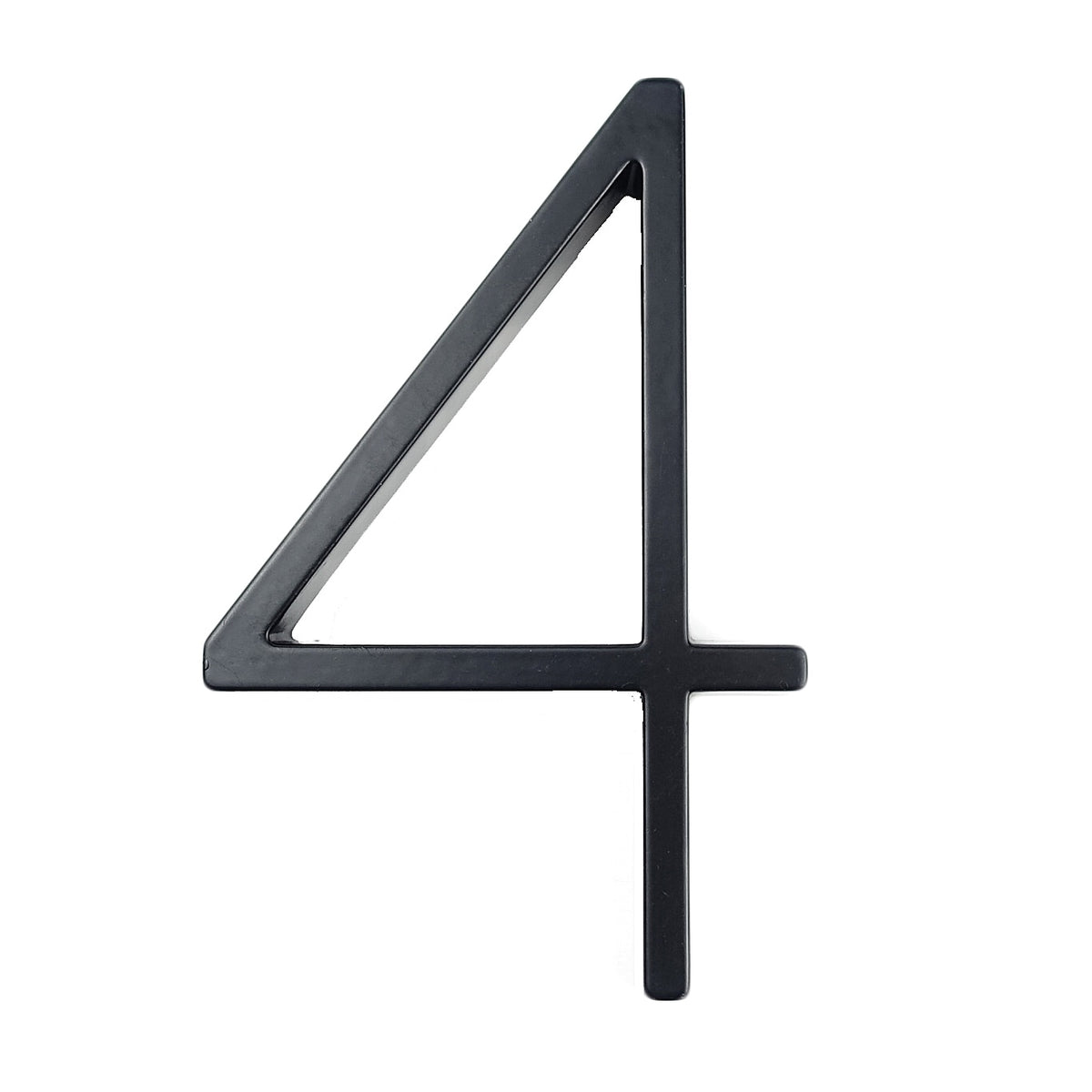 SLIMLINE Modern Black Floating or Flush House Address Numbers ...