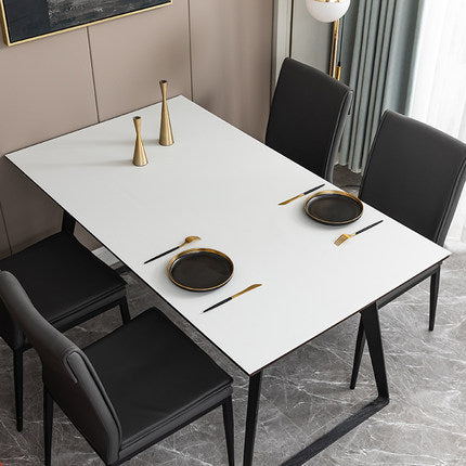 Faux Leather 1.3mm Thick Table Protector Placemats for Dining Tables ...