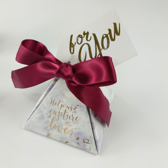 DIY Marble Pyramid Style Thank You Gift Boxes - Winfinity Brands