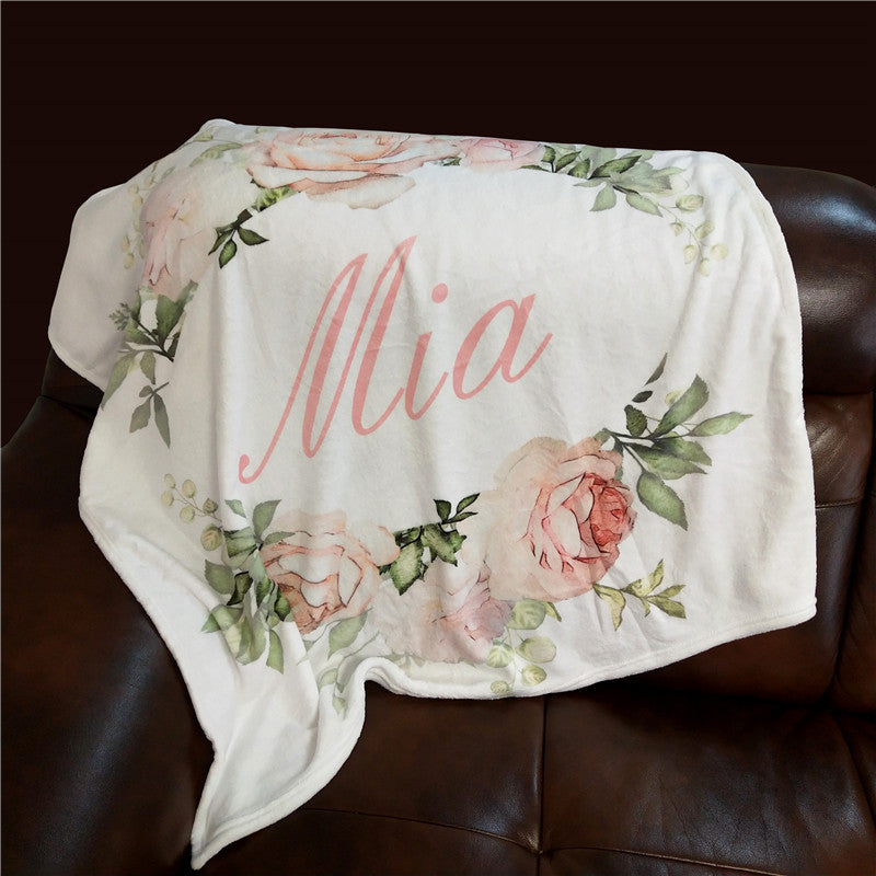 Custom Name Personalized Baby and Kids Name Blankets - Winfinity Brands