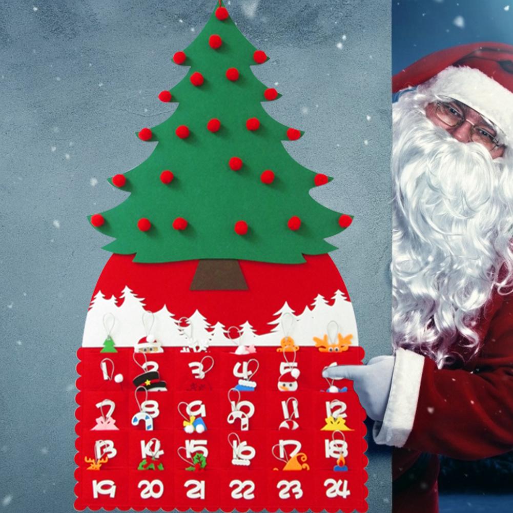 CREATEME™ Contemporary Felt Advent Calendar with 24 Decorations ...