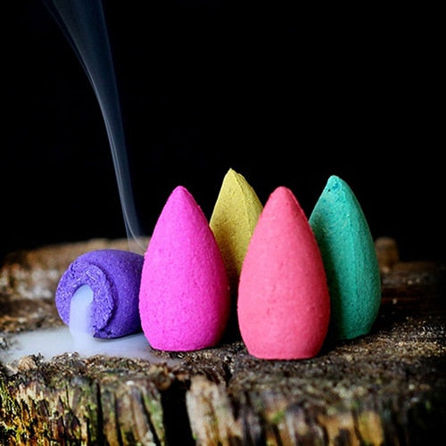 Backflow Incense Burner Refill Cones (Lot of 50 Random Pieces ...